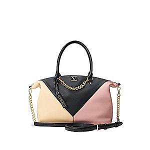 Victoria's Secret Blush Colorblock Borsa Shopping Satchel Purse (Blush Colorblock)