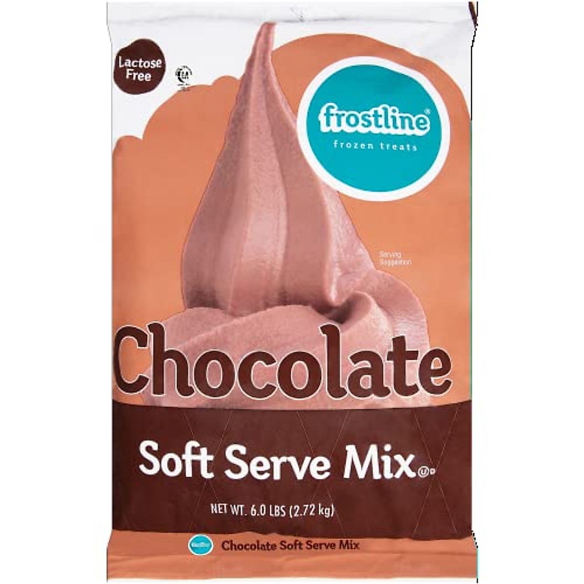 Whynter ICR-300SS 0.5-Quart Stainless Steel Rolled Ice Cream Maker with Compressor & Frostline Chocolate Soft Serve Mix, 6 Pound Bag (Pack of 1)