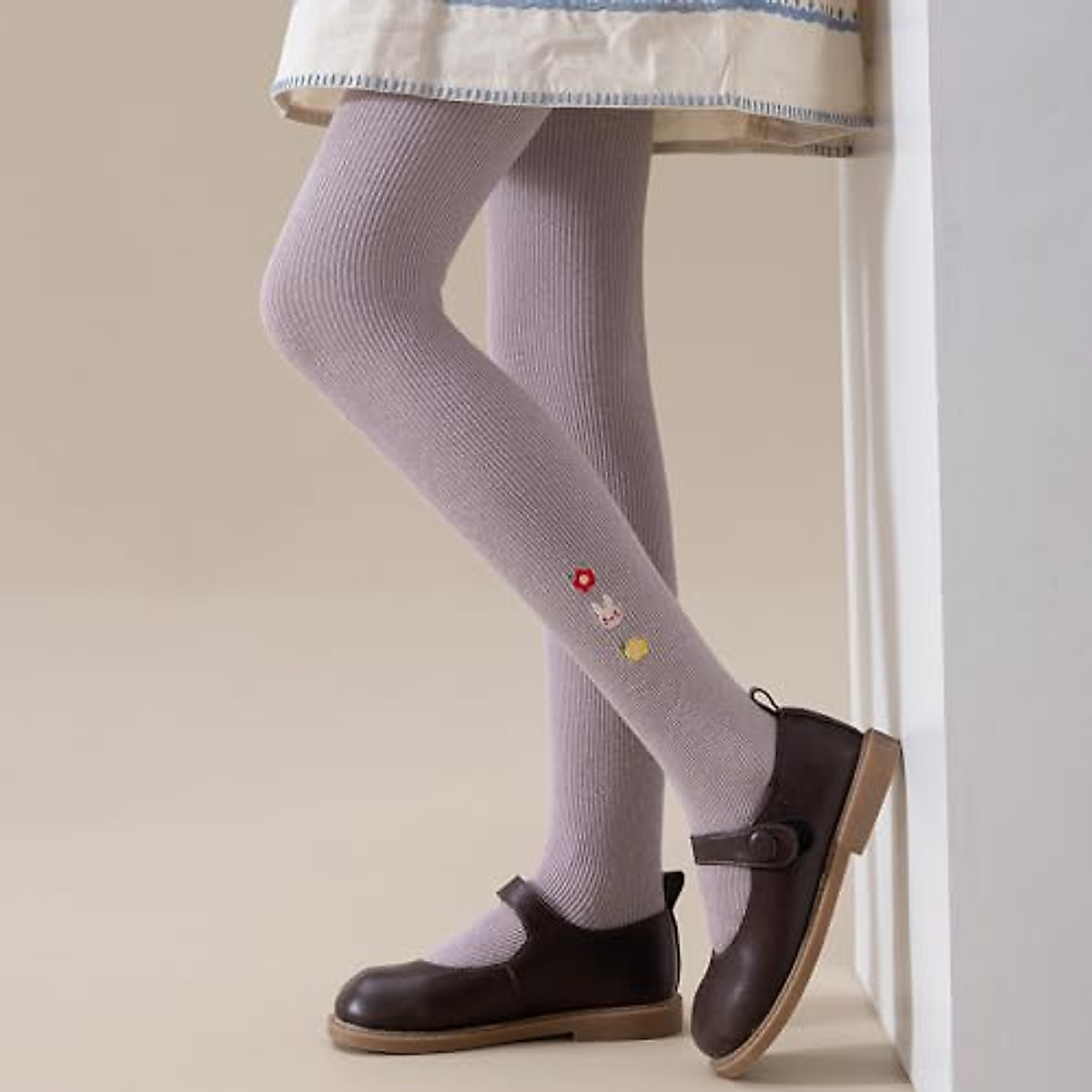 Baby Girls Cotton Tights Cable Knit Leggings Stockings Pants Soft Warm Pantyhose for Toddler Kid 1-6T