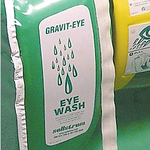 Sellstrom Clear Vinyl Replacement Dust Cover, For 16 Gallon Gravity-Flow Portable Eye Wash Station (Eyewash Station Not Included), S90335