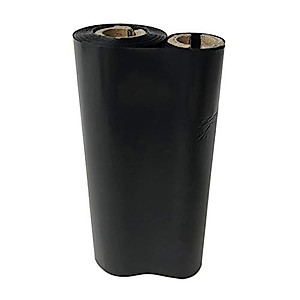 Officeuct Thermal Transfer Ribbon 4.33"x244'(110mmx74m)-1 Roll. Resin Enhanced Wax Barcode Black Ribbon 1/2 Inch Core Ink Outside for Zebra Eltron Datamax Zebra TLP2844 TLP2442 GC420t GK420t GX420t