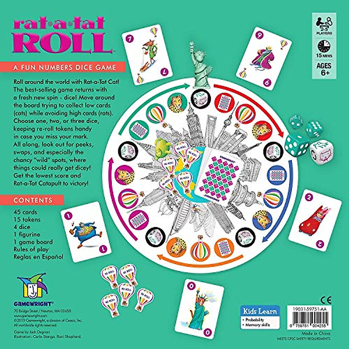 Gamewright Rat-A-Tat Roll