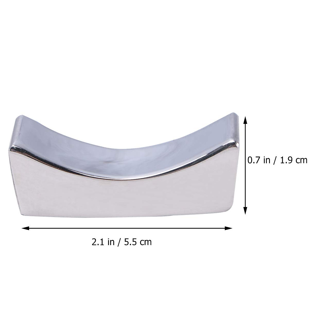 Hemoton 2pcs Chopsticks Rest Stainless Steel Utensil Rest Holder Kitchen Spatula Rest Spoon and Fork Rest Holder Chopsticks Holder Rest Kitchen Tableware Rest Forks Stand Spoon Rest Metal