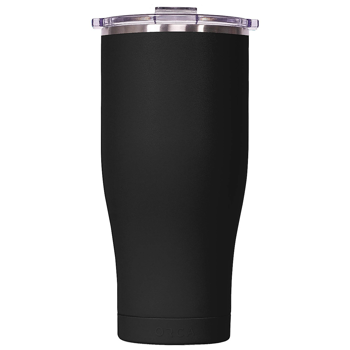 ORCA Chaser 16oz | Insulated, Stainless Steel Cup with a Spill Proof Whale Tale Lid, Dishwasher Safe Tumbler for Hot & Cold Drinks — Black