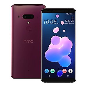 HTC U12 Plus (2Q55100) 6GB/64GB 6.0-inches LTE Dual SIM Factory Unlocked - International Stock No Warranty (Flame Red)