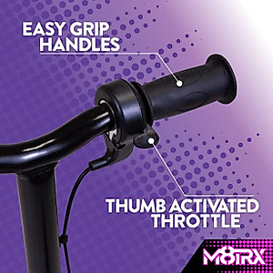 M8TRX 12V Electric Scooter for Kids Ages 6-12, Powered E-Scooter with Speeds of 8MPH (Pink)