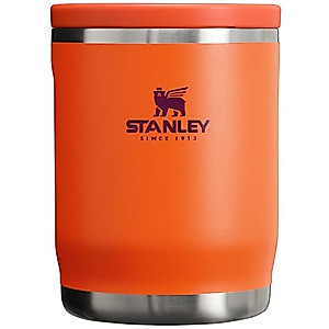 Stanley Adventure To-Go Food Jar 18 oz | Vacuum Insulated Thermos Food Container | Wide Mouth Screw On Lid | Packable for Travel | Stainless Steel with Leakproof Lid | BPA-Free | Tigerlily Plum