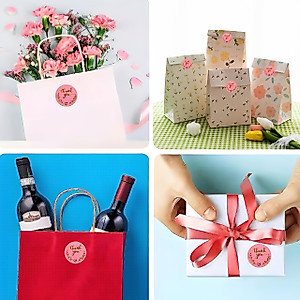 650 PCS Thank Cards & Stickers Set for Supporting My Small Business with Resealable Packaging Bag, Supplies for Shop, Online Retailers, Local Stores and Business Owners