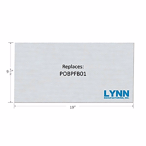 Lynn Manufacturing Replacement Buck Stove Fiber Baffle Board, Model 21 and 261, POBPFB01, Single, 2676A