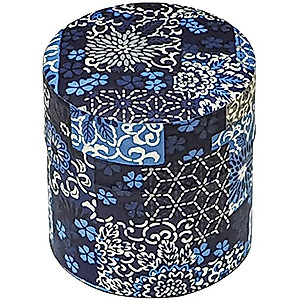 TIKUSAN Japanese Tea Canister Made in Japan Airtight Tea Leaf Storage (Small, Ichimatsu)