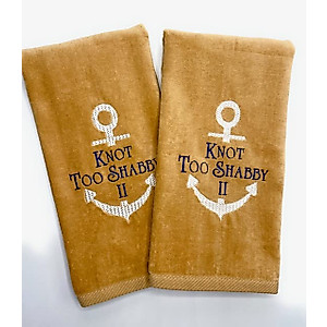 Personalized Nautical Hand Towel Set (2)