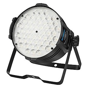 BETOPPER Stage Light DJ Washing Strobe Lights for Parties 54 LED Super Bright DMX512 White/Off White 5000 Lumens Par Lighting for Church Event,Wedding,Theater,Studio,Photostudio,Event etc.