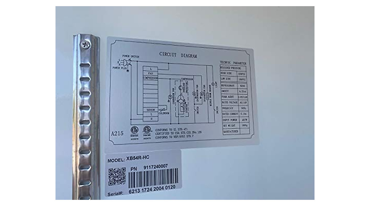 54" Stainless Steel Commercial Refrigerator - 43 CuFt Capacity