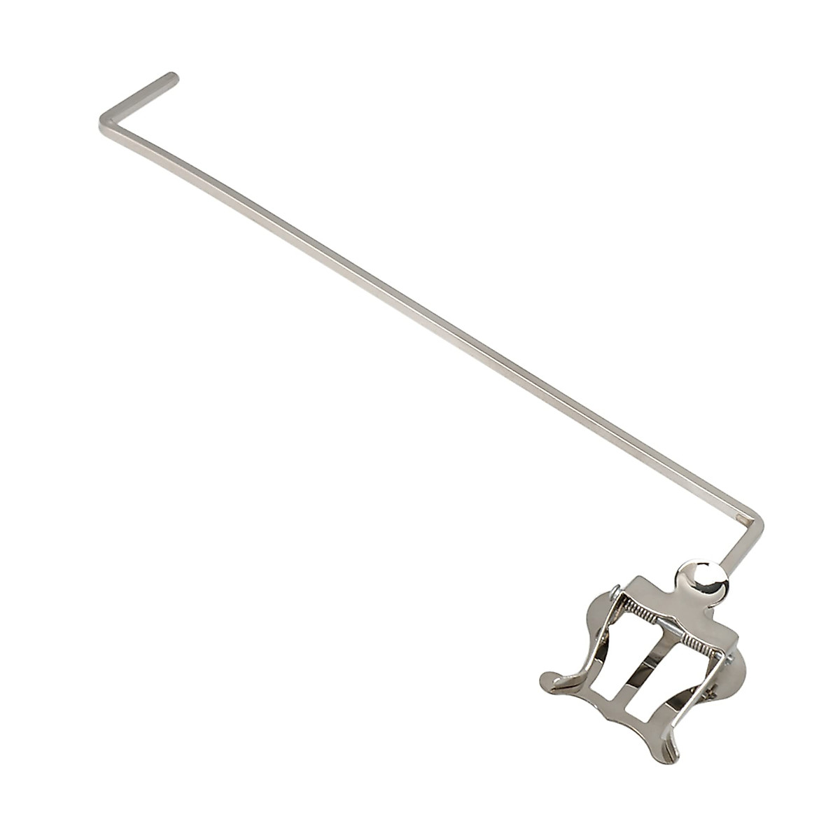 Bstinay 3/4 Vertical Keys Euphonium Marching Clamp-On Silver Music Sheet Clip Music Sheet Clip Replacement for Bass Saxophone