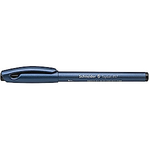 Schneider Topball 857 Rollerball 0.6mm, Box of 10, Black (8571)