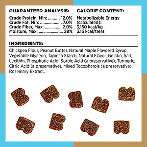 BIXBI Liberty Trainers, Peanut Butter (6 oz, 1 Pouch) - Small Training Treats for Dogs - Low Calorie and Grain Free Dog Treats, Flavorful Pocket Size Healthy and All Natural Dog Treats