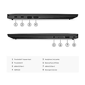 Lenovo ThinkPad X1 Carbon Gen 9 14" WUXGA 400nits Business Laptop, Intel Quad-Core i7-1185G7 up to 4.8GHz, 16GB LPDDR4x RAM, 512GB PCIe SSD, WiFi6, Bluetooth 5.2, Windows 11 Pro, Conference Webcam