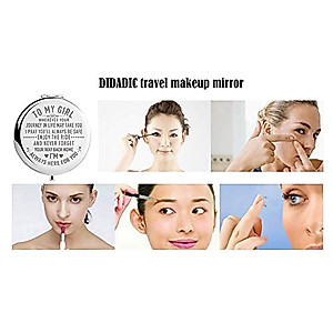 DIDADIC Daughter Gifts from Mom and Dad, Unique Birthday Gift Ideas for Granddaughter, Graduation Gifts for Her, Present for Women (MIR-Girl-Journey)