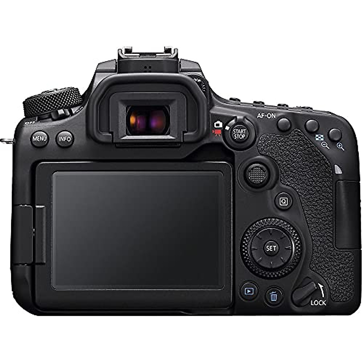 90D DSLR Camera with EF-S 18-135mm f/3.5-5.6 is USM Lens Video Creator Bundle + Portable LED Light, Microphone, Extra LP-E6 Battery, 128Gb Memory Card, Gadget Bag + More 3616C009