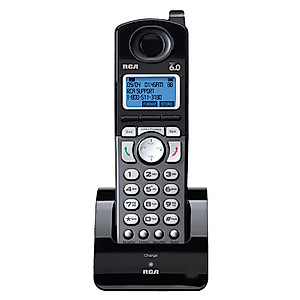 RCA 25055RE1 DECT 6.0 Cordless 2-Line Handset Accessory for RCA 2-Line Base Station (Handset Does Not Work Independently),Black