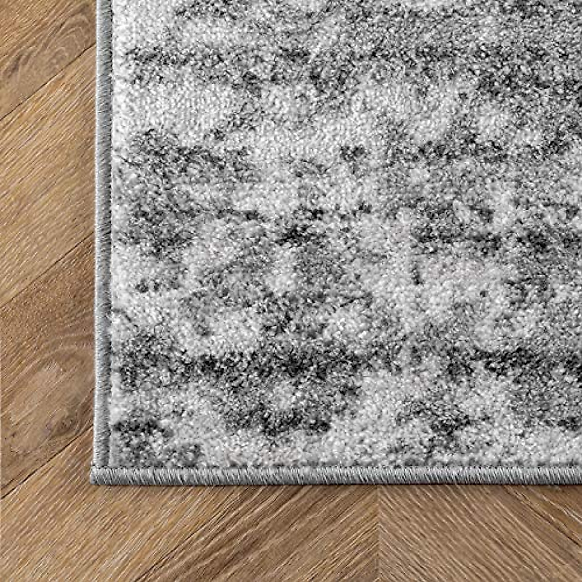 nuLOOM Deedra Modern Abstract Runner Rug, 2' 5" x 9' 5", Grey