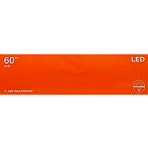 SYLVANIA LED A19 Light Bulb, 60W Equivalent Efficient 8.5W Medium Base, 2700K Soft White, 4 pack