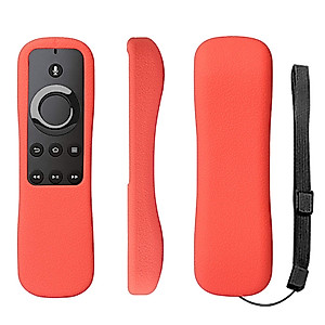 Ueohitsct Silicone Remote Control Case Protective Cover Fit for Amazon Fire TV Stick with Alexa Voice Remote Control