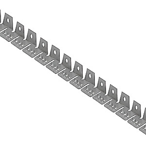 20ft Upholstery Metal Flexible Tack Strip Supplies, Curve Ease Grip for Furniture, Chairs, Sofa