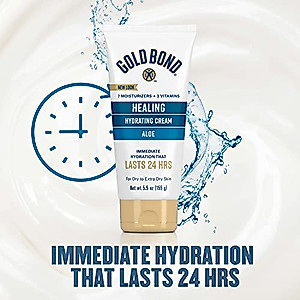 Gold Bond Healing Skin Therapy Lotion with Aloe 5.5 oz., Non-Greasy & Hypoallergenic