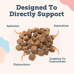 Paw Rangers 90Ct Calming Chews for cat and Dog Anxiety Relief-for All Pets, Cats, & Dog Vitamins and Supplements Made with Melatonin, Chamomile, Thiamine to Promote & Support a Calm Behavior for Pets