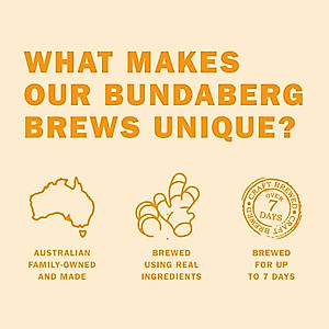 Bundaberg Ginger Beer, 6.8 fl oz Cans, (24 Pack)