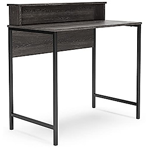 Signature Design by Ashley Freedan Home Office Desk, 36"W x 20"D x 36"H, Dark Gray