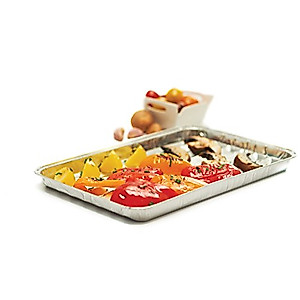 GrillPro 50426 Aluminum Foil Grilling Trays,Silver