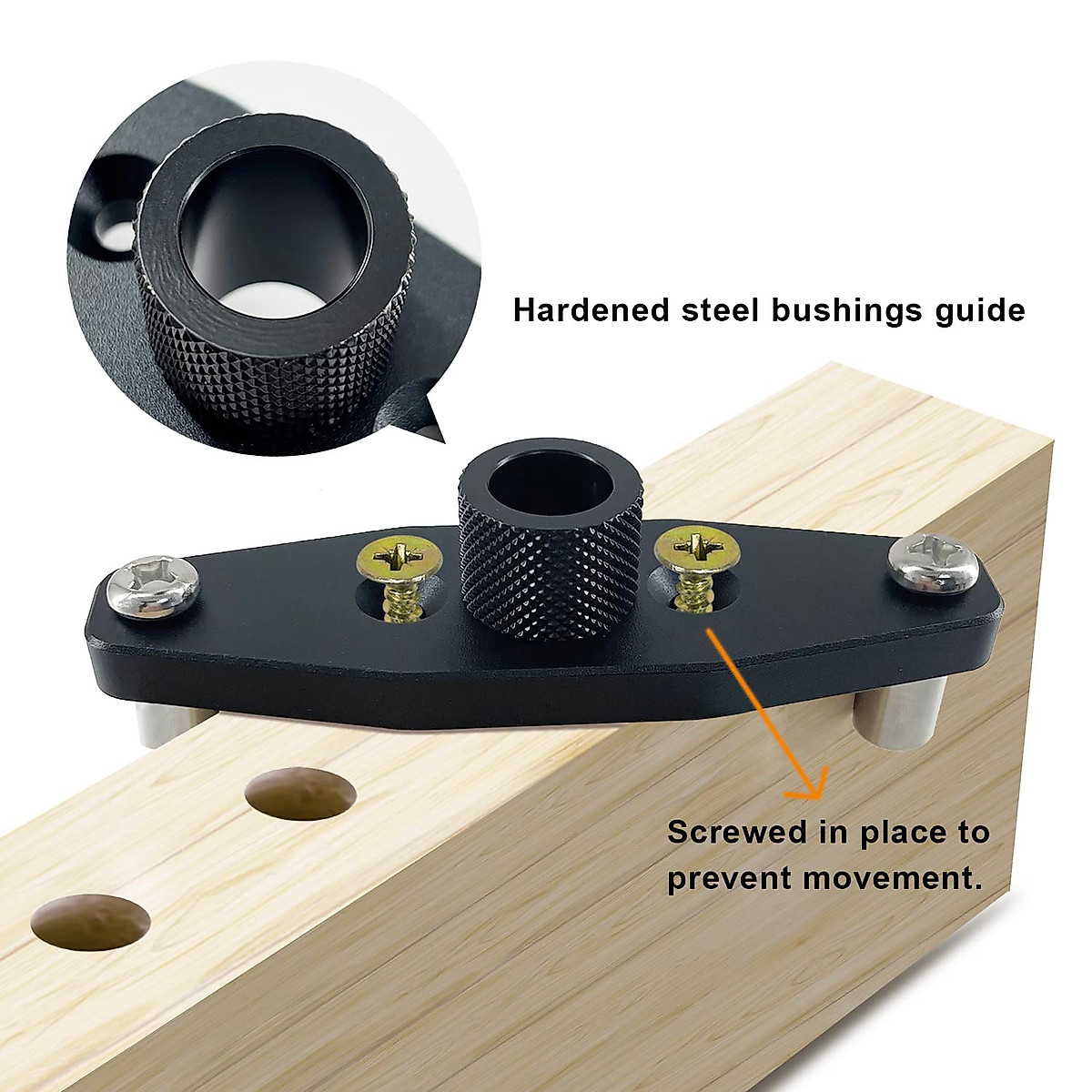 Wdwlbsm Dowel Jig Kit for Floating Shelf Bracket Drill Guide for Straight Holes Self Centering Doweling Jig for Hidden Shelf Brackets Woodworking Drilling