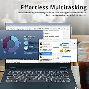 Lenovo IdeaPad Flex 5 14” FHD 2-in-1 Touchscreen Anti-Glare Laptop, AMD Ryzen 3-5300U, 4GB RAM, 128GB SSD, Backlit KB, FP Reader, Webcam with Shutter, Wi-Fi 5, Bluetooth, Blue, Win 11, 32GB USB Card