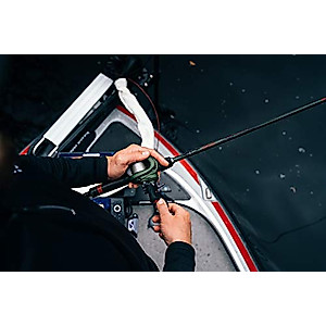 Abu Garcia Zata Baitcast Low Profile Fishing Reel, Green