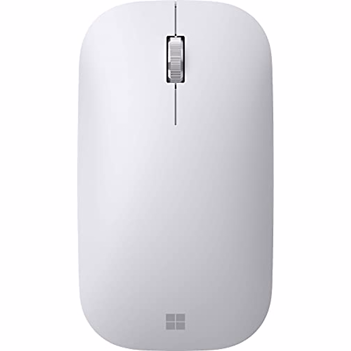 Microsoft Modern Mobile Mouse - Glacier - Comfortable Right/Left Hand Use with Metal Scroll Wheel, Wireless, Bluetooth for PC/Laptop/Desktop, works with Mac/Windows 8/10/11 Computers