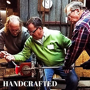 BLENKO Glass Co. 384 Water Bottle in Crystal - Hand Blown Glass Water Pitcher/Carafe/Vase - Unique Handcrafted Kitchen Decor, 36 oz.