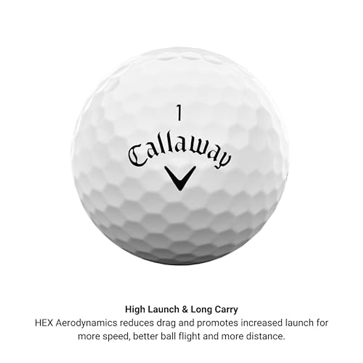 Callaway Warbird Golf Balls (2023 Version, White)