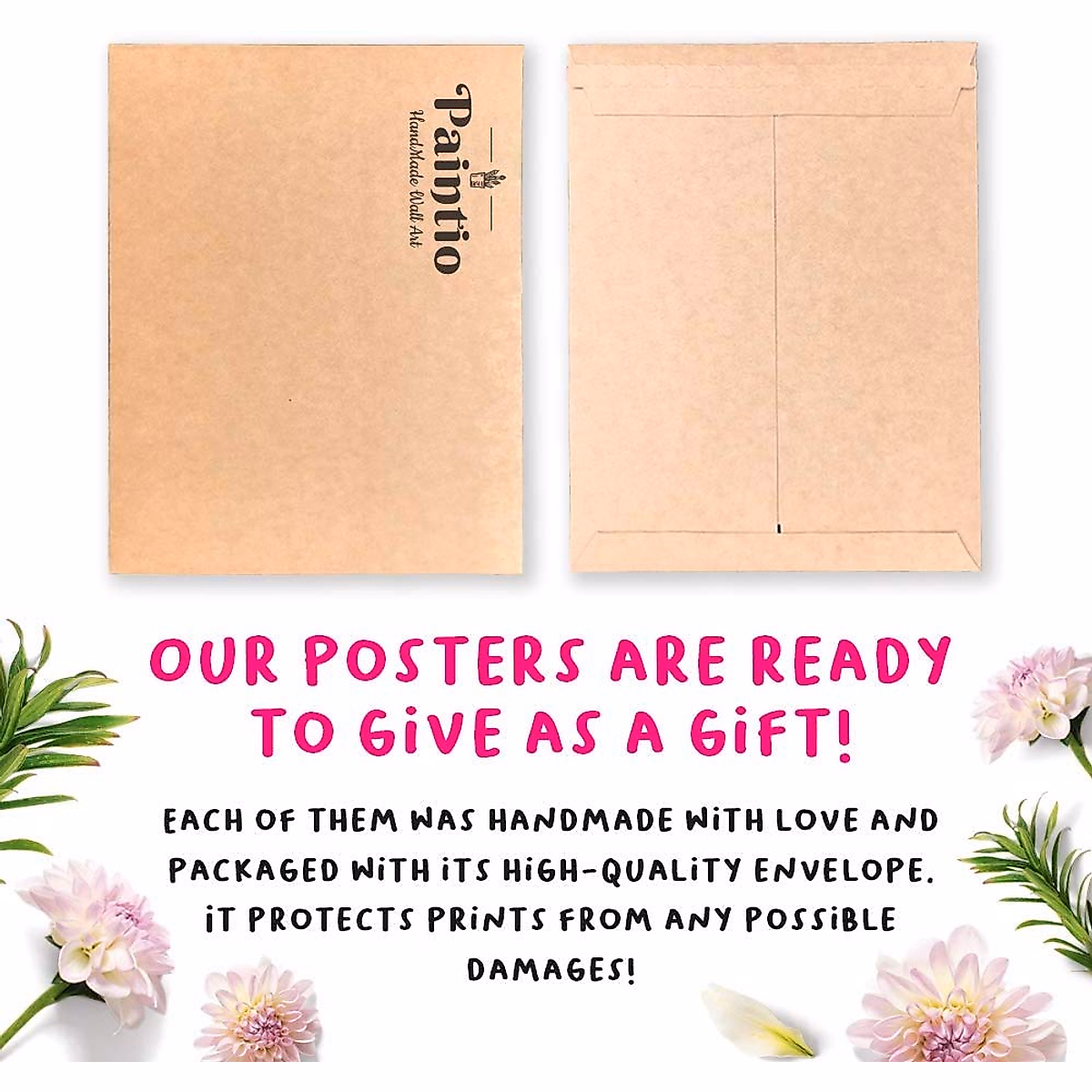 Greek Alphabet Poster - Unframed 8x10 in - School Picture with Motivational Message - Education Kids Room Decor and Positive Signs Wall Art