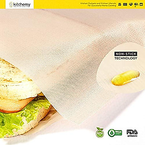 12 Toaster Bags Reusable for Grilled Cheese Sandwiches | Safest On The Market - Non Stick Toast Bag