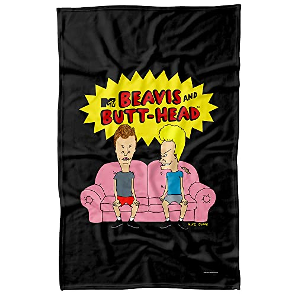 LOGOVISION Beavis and Butthead Blanket, 36"x58" Couch Fleece Blanket