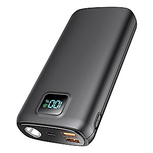 Portable-Charger-Power-Bank - 40000mAh Power Bank PD 30W and QC 4.0 Quick Charging Built-in LED Display 2 USB 1Type-C Output Compatible with Most Electronic Devices on The Market