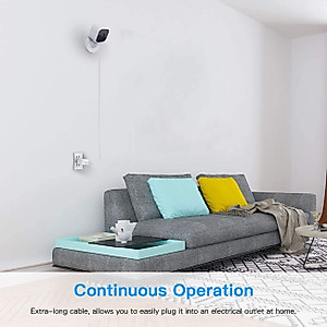 VOMENC 20ft/6m Charger Cable for Blink Mini, Power Extension USB Cable Compatible with Blink Mini Indoor Plug-in Camera Extension Cable(Blink Mini Camera is not Include)