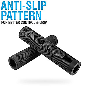 Marque BMX MTB Handlebar Grips - Flangeless Grips (Black)