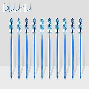 Soft Back Brush Disposable Eyelash Tool Crystal Applicator Gloss Make Up Brush 50Pcs Brush Korean Makeup