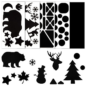 10 Sheets Repair Patches Down Jacket Black Nylon Fabric Patch Winter Self Adhesive Nylon Patch Different Size and Shapes Clothes Patches Clothing Repair Patch Kit for Down Jacket, Tent Clothes, Bag