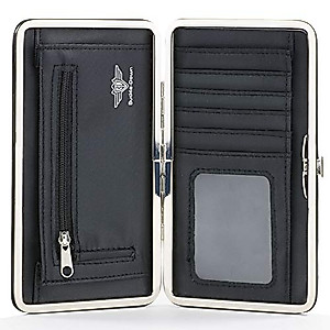 Buckle-Down Women's Buckle-down Hinge Wallet-HW-HPB,7 x 4 US
