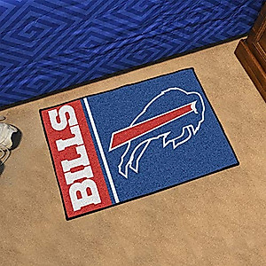 FANMATS 8226 Buffalo Bills Starter Mat Accent Rug - 19in. x 30in. | Sports Fan Home Decor Rug and Tailgating Mat Uniform Design