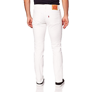 Levi's Men's 511 Slim Fit Jeans (Also Available in Big & Tall), (New) Castilleja White-Advanced Stretch, 32W x 30L